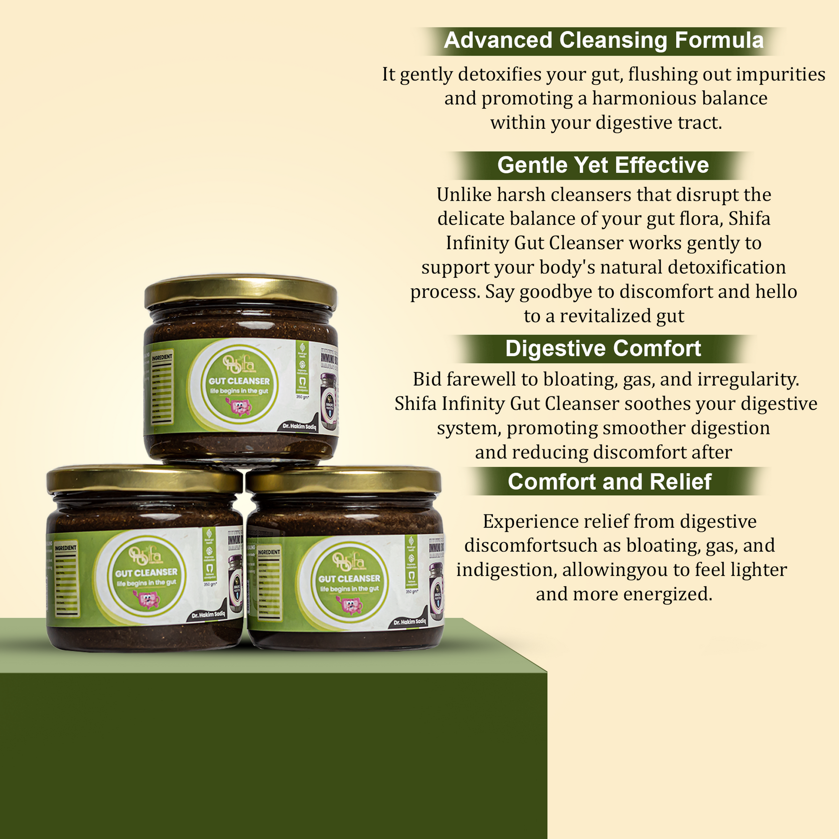 Sshifa Herbal Remedies Gut Cleanser: Natural Elixir for Digestive Well ...